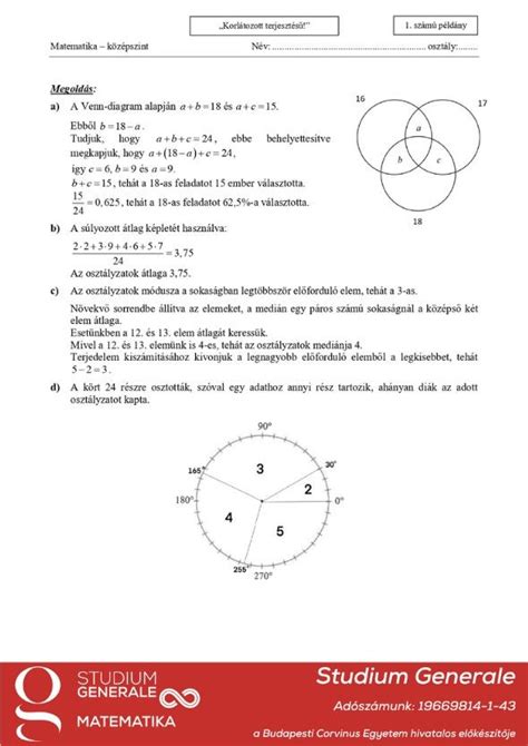 Érettségi felvételi Itt megnézhetitek hogyan kellett megoldani a 16