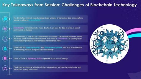 Key Takeaways From Challenges Of Blockchain Technology Session Training