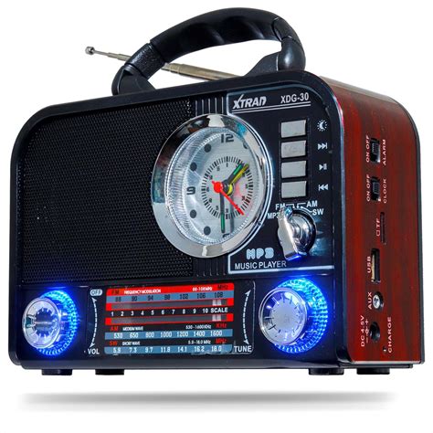 Caixa Som Retro Antiga Am Fm Usb Aux Sd Bluetooth Recarregável Som
