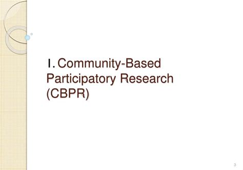 Ppt Community Based Participatory Research Powerpoint Presentation