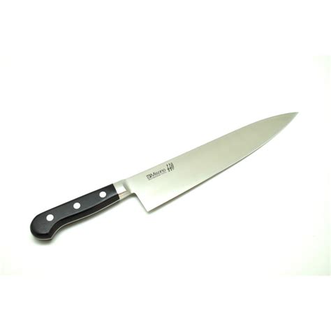 ミソノ《440シリーズ》16クロム・ハイステンレスモリブデン鋼 No812 牛刀 210 Mm【強化木・黒】 Ms 440 G210