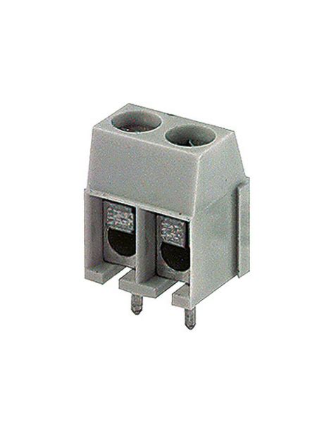 Pole Push Button Terminal Block Pitch Mm For Printed Circuit Boards