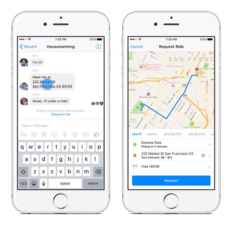 Messenger Uber Request Ride EL BLOG DE WPBR