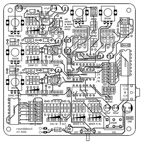 Roundabout A Small Patchable Cmos Synthesizer