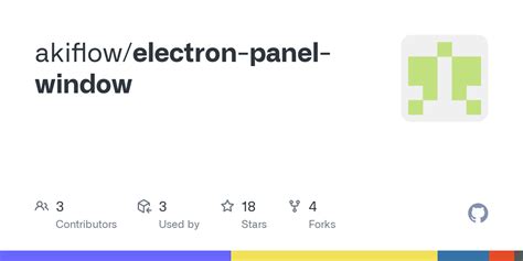 Github Akiflow Electron Panel Window