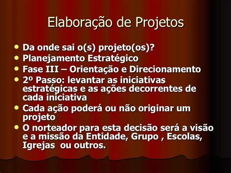 Elaboração De Projetos Sociais