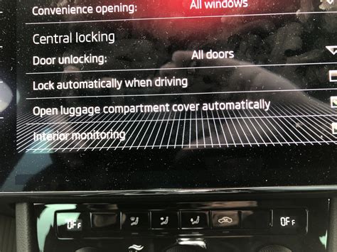 Opening And Closing Settings Skoda Superb Mk3 2015 2023 BRISKODA