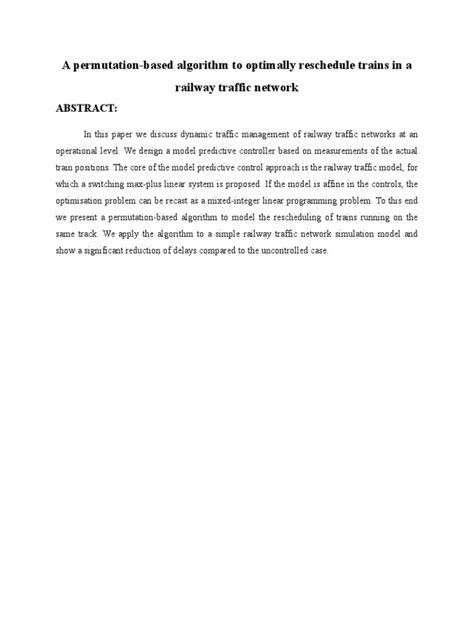 A Permutation Based Algorithm Train Final Pdf Java Server Pages Java Servlet