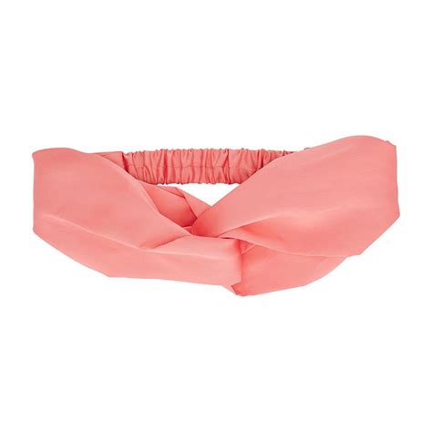 Annabel Trends Luxe Satin Headband Melon Ballantynes Department Store