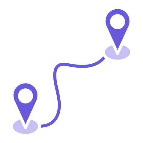 Premium Vector Route Vector Illustration