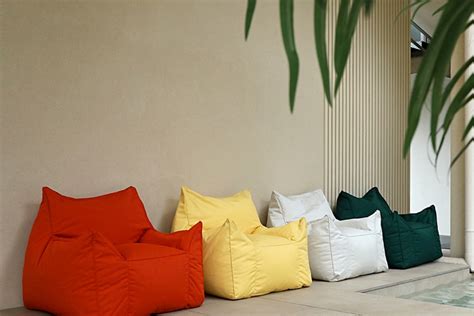 플래지어 톰 메타케어 발수 패브릭 1인용 빈백 소파 4color 위시버킷