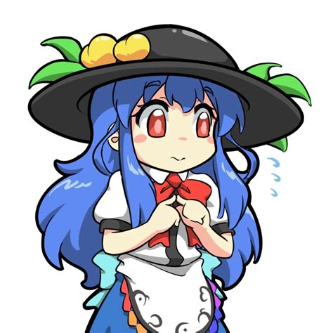 Hinanawi Tenshi Touhou Drawn By Rakkidei Danbooru