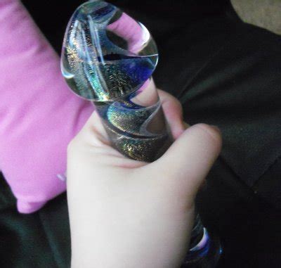 Pyrex Glass Dildo Sparkle Cock Kinky World