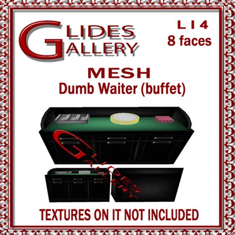 Second Life Marketplace Dumb Waiter Buffet