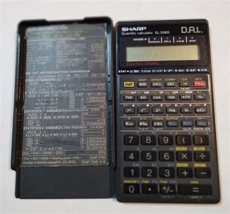 Vintage Sharp El 556g Scientific Calculator D A L For Parts Only Free Post 14 95 Picclick Au