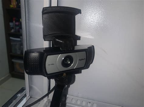 Logitech C920 With Ring Light By Baddan Download Free Stl Model