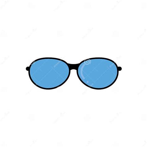 Glasses Icon Vector Illustration Isolated On White Stock Illustration