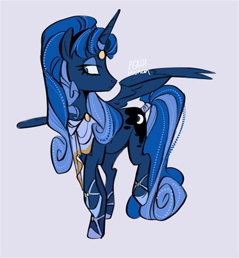Safe Artist Peachmichea Idw Princess Luna Alicorn Pony G Reflections Artemis