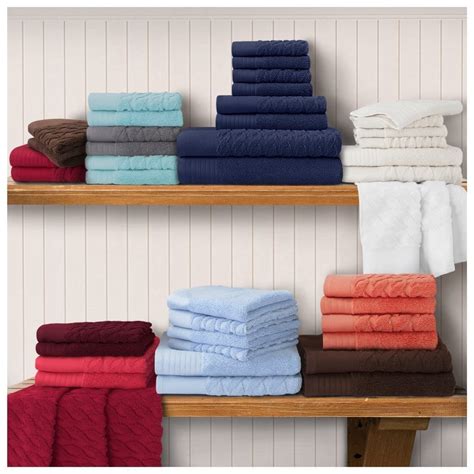 Pure Turkish Cotton 8 Piece Towel Set United Textile Supply