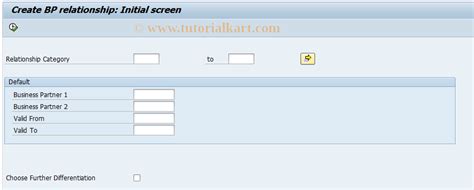 bub1 sap tcode bupr create bp relationship