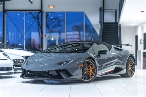 2018 Lamborghini Huracan Lp640 4 Performante Spyder Msrp 361k Grigio