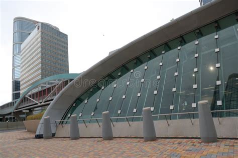The New Enterence Of Admiralty Station Hk 3 July 2022 Editorial Stock