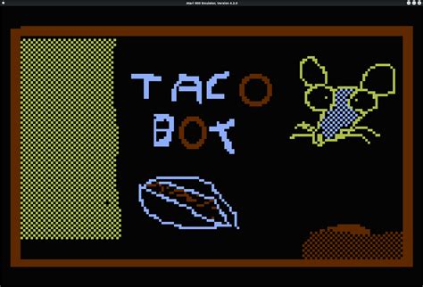 The Rat Is Coming Tacobot Port For Atari 8 Bit Atari 5200 8 Bit