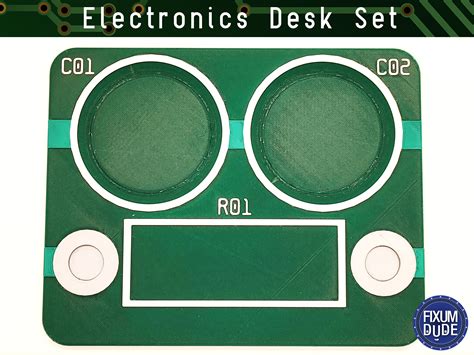 Electronics Desk Set By Fixumdude Printables Store