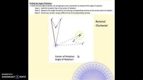 Angle Of Rotation Examples