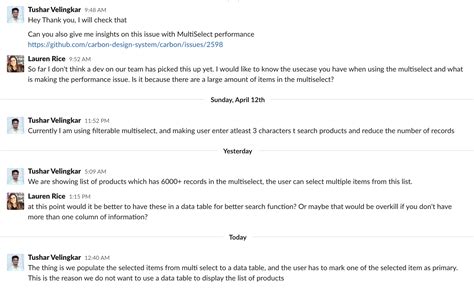 Multiselect Performance With Large Lists · Issue 2598 · Carbon Design System Carbon · Github