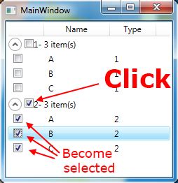 C Listview With Grouped Items Select All Group Members Via Group Header Checkbox Stack