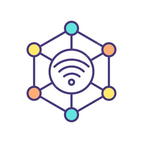 Sensorization Rgb Color Icon Clip Art Automation Cartoon Vector Clip Art Automation Cartoon