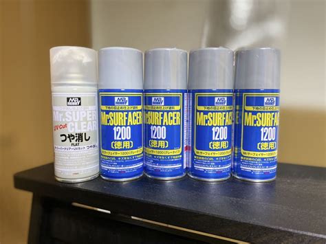【未使用】サーフェイサー タミヤ スプレー ミスターホビー クレオス トップコート Gsiクレオス Mrカラー 注型用ウレタン樹脂 Mr