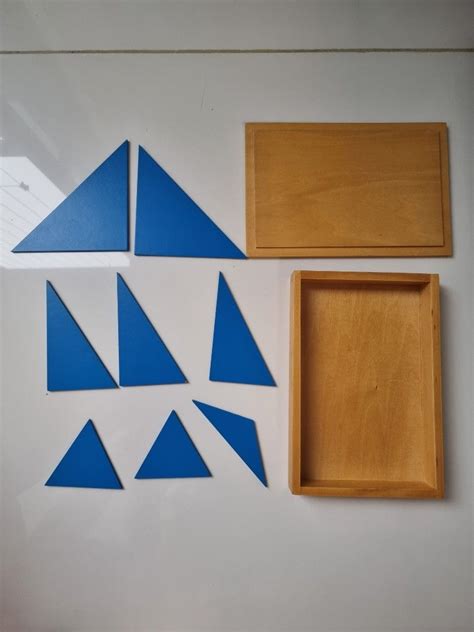 Montessori Blue Rectangular Box Hobbies And Toys Toys And Games On Carousell