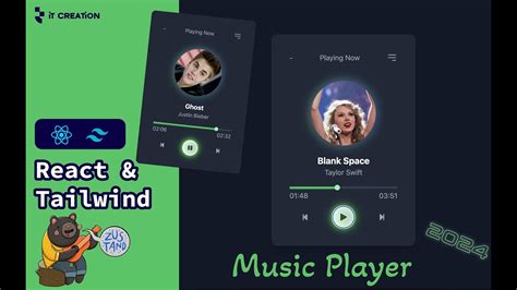 Build A Modern Music Player With React Zustand And Tailwind Css Youtube