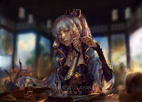 Kamisato Ayaka ️ Hoyolab