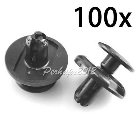 100 pcs Fender Splash Shield Push Retainer Clips Case for Suzuki 09409 ...