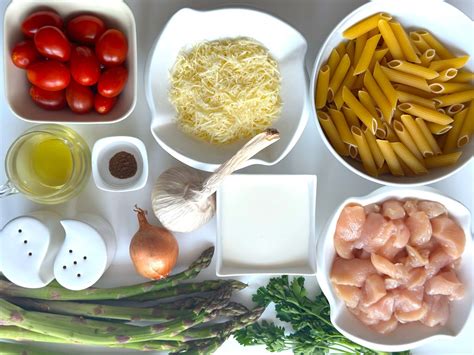Makaron Z Kurczakiem I Szparagami NaszPrzepis