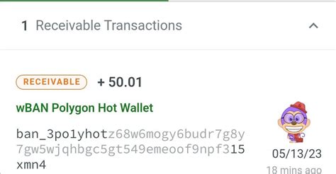 Stuck Transaction R Banano