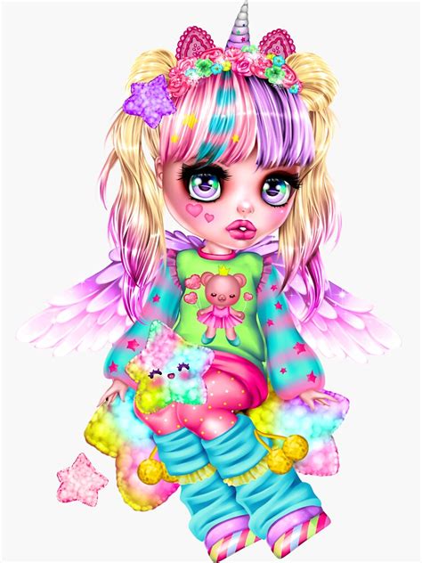 Magic Fairy Chibi Sticker For Sale By Dzhimulya Redbubble