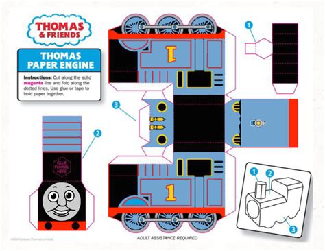 Best 13 Thomas The Train Smiling Cut Outs Artofit