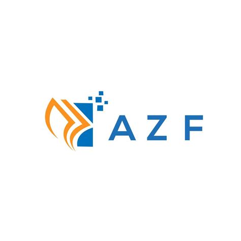Azf Credit Repair Accounting Logo Design On White Background Azf
