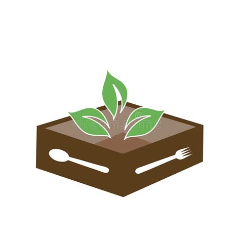 Vegan Logo With Green Leaves For Organic Vegetarian Friendly Diet