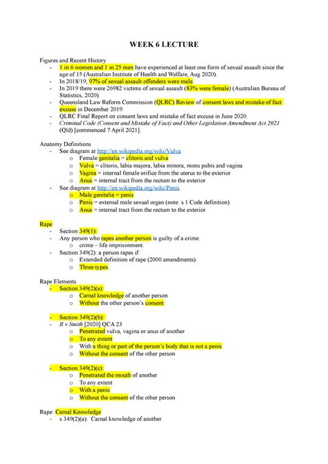 WEEK Lecture WEEK LECTURE Figures And Recent History In Women And In Men Have
