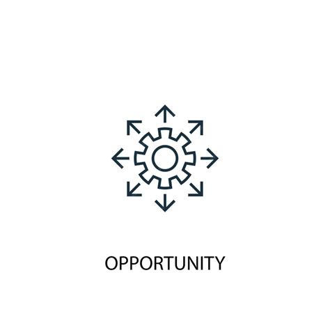 Premium Vector Opportunity Concept Line Icon Simple Element
