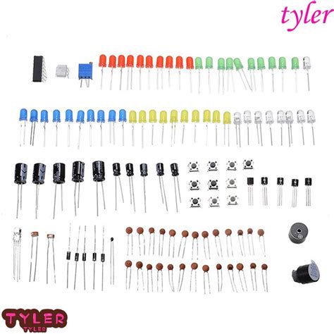 TYLER Electronics Components Kit Compatile Components Raspberry Pi For