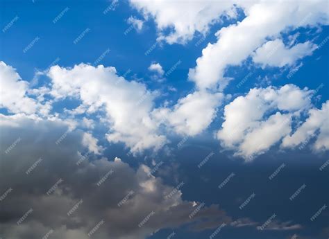 Premium Ai Image Beautiful Sky Bright Blue Clouds In Thailand