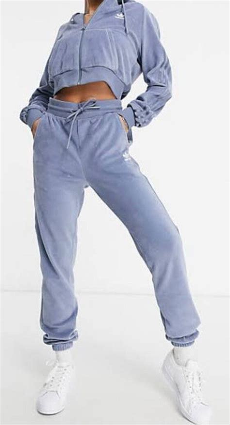 Adidas Adidas Velour Tracksuit On Designer Wardrobe