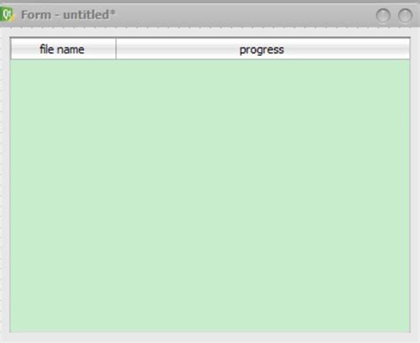Qt How To Reflect Download Progress Onto Qtableview Or Qtablewidget