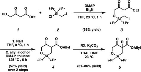 Siloxy β Ketoester Substrates Synthesis Download Scientific Diagram